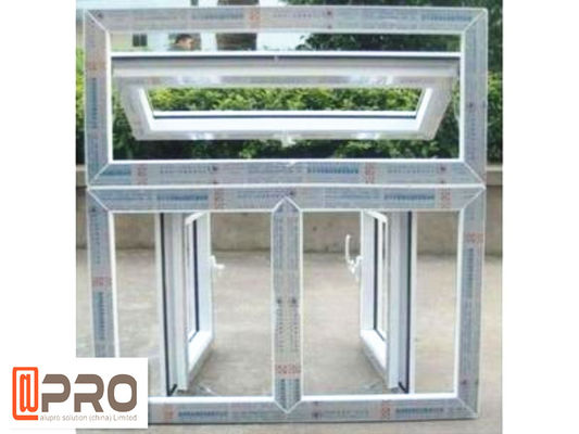 ที่อยู่อาศัย Push Out Casement Windows / Aluminium Pivoting Window With Grid Design หน้าต่าง ...